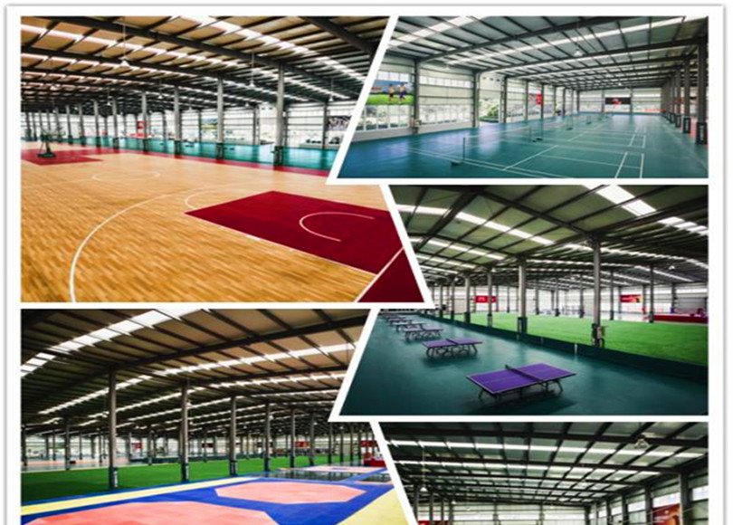 steel building construction for sports center/swimming pool truss ...