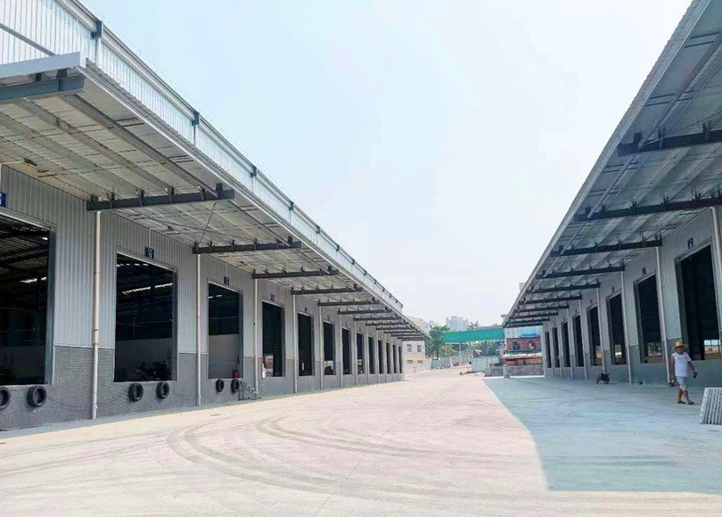 steel building for logistics warehouse fabricated by Qingdao ...